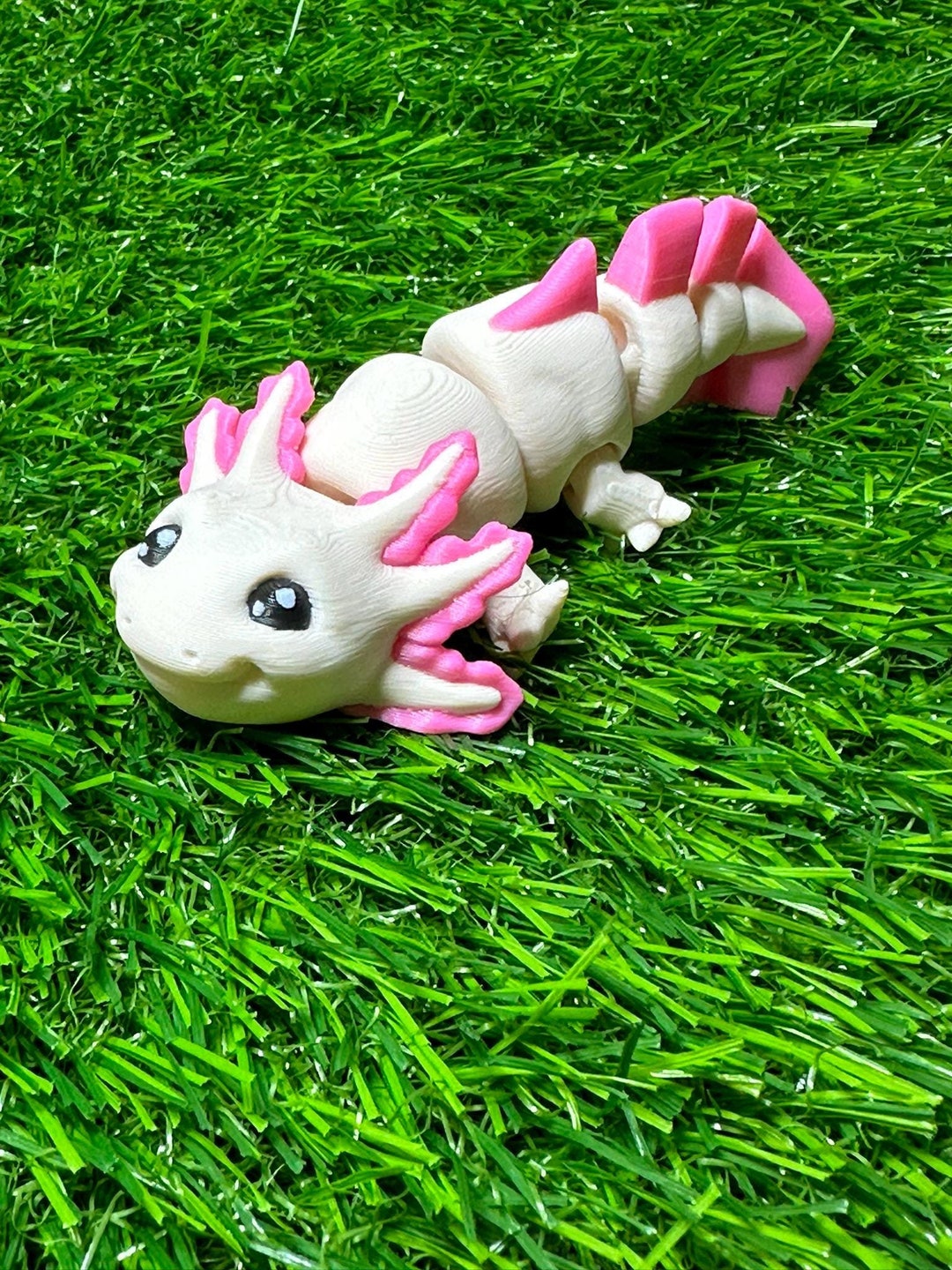 3d Printed Axolotl Articulating Axolotl Fidget Animal - Etsy