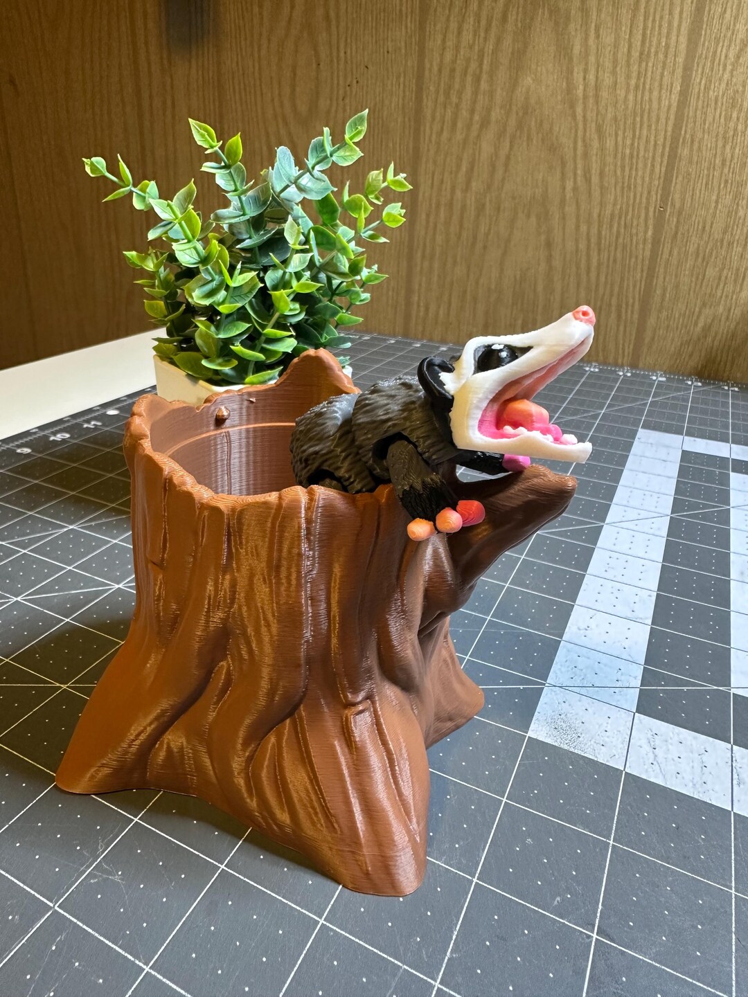 Tree Stump Container for 3D Printed Fidget Animals or Pals – Desk ...
