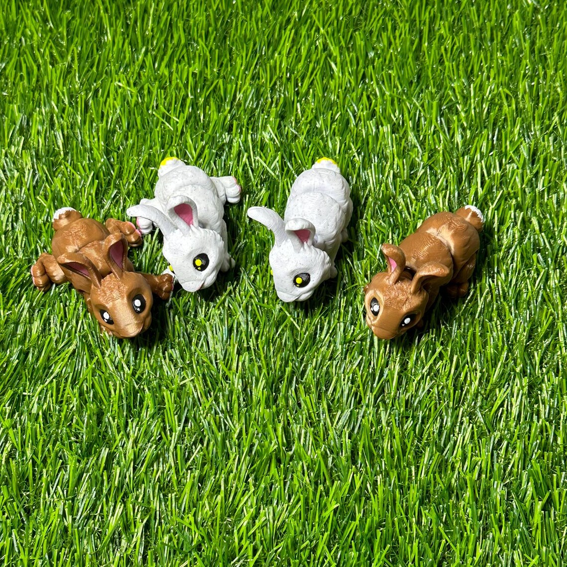 Articulating Bunny Fidget Animal - Etsy