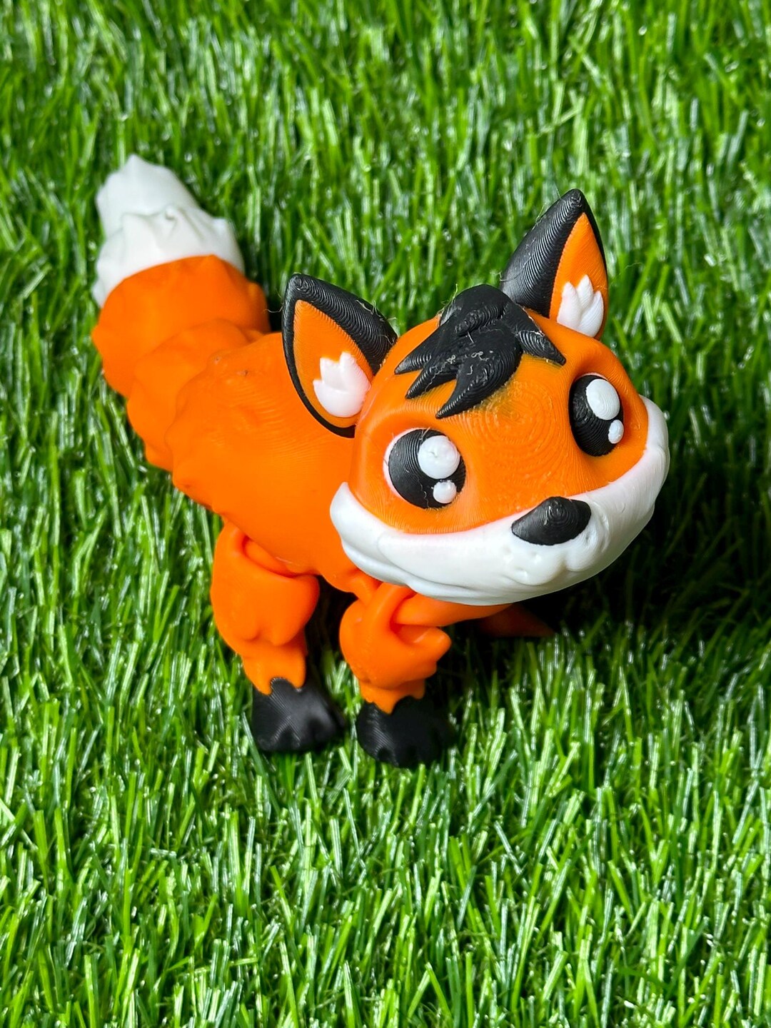 Poseable Fox Articulating Animal - Etsy