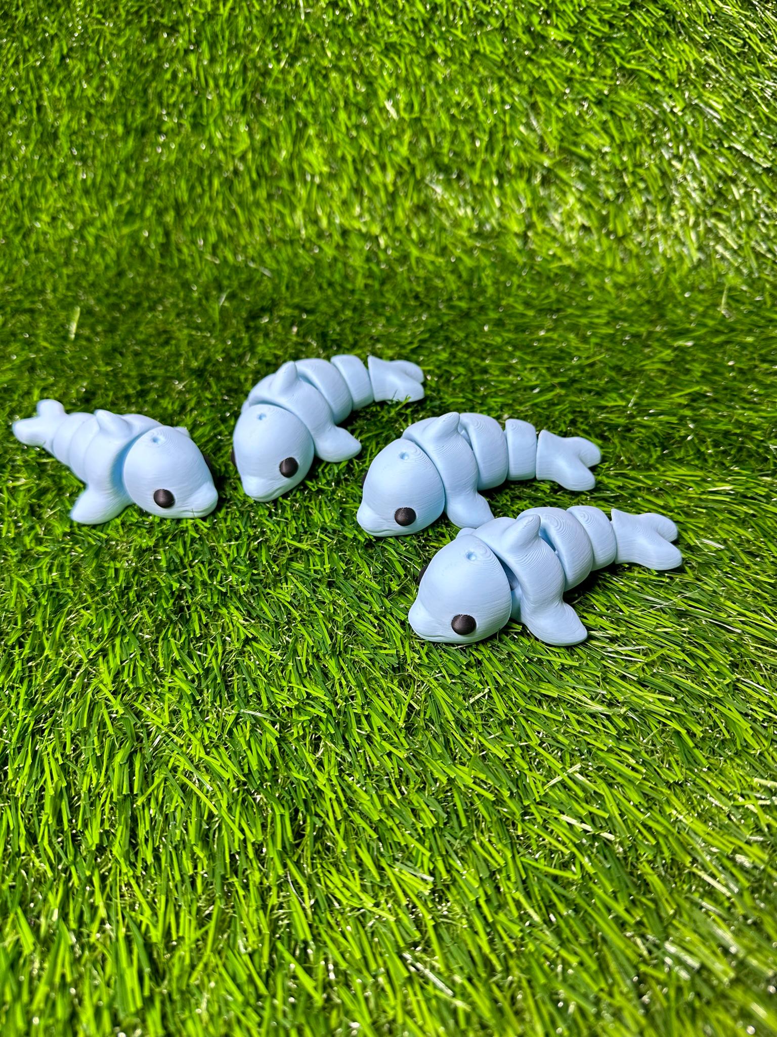 Articulating Dolphin Fidget Animal - Etsy