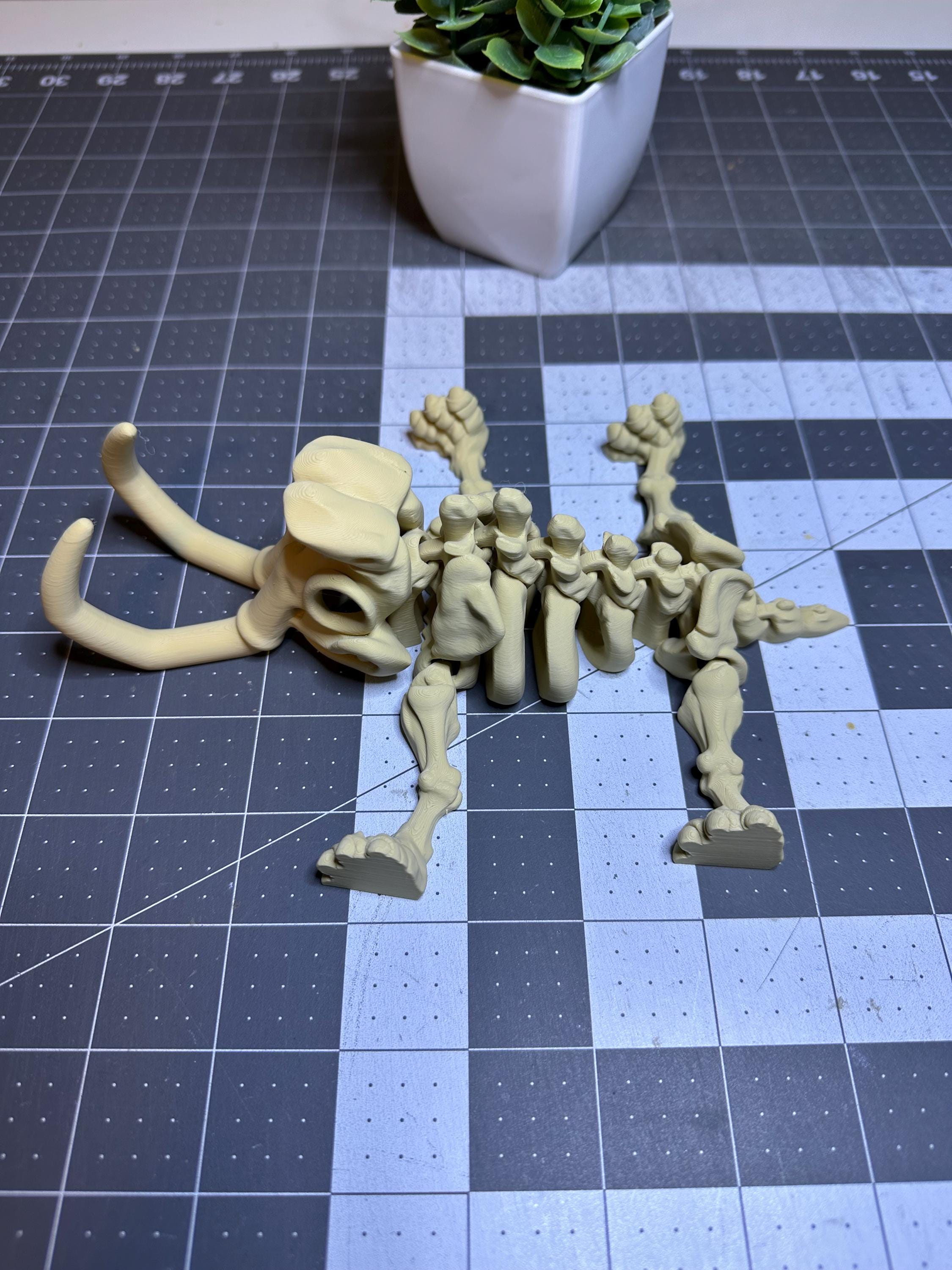 3D Printed Skeleton Mammoth – Unique Collectible for Dinosaur ...