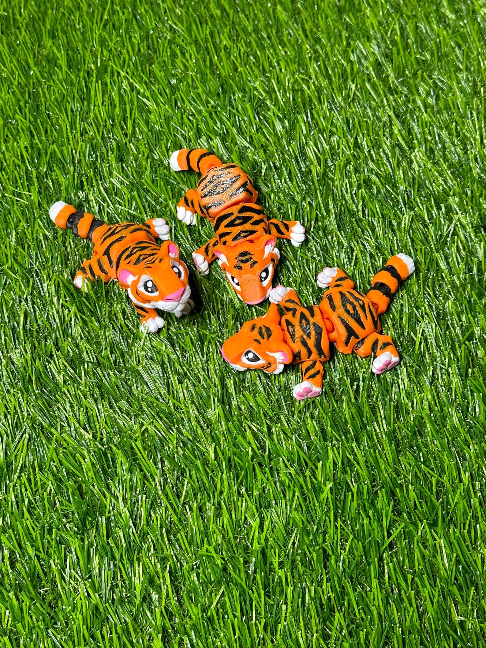 Articulating Tiger Fidget Animal - Etsy
