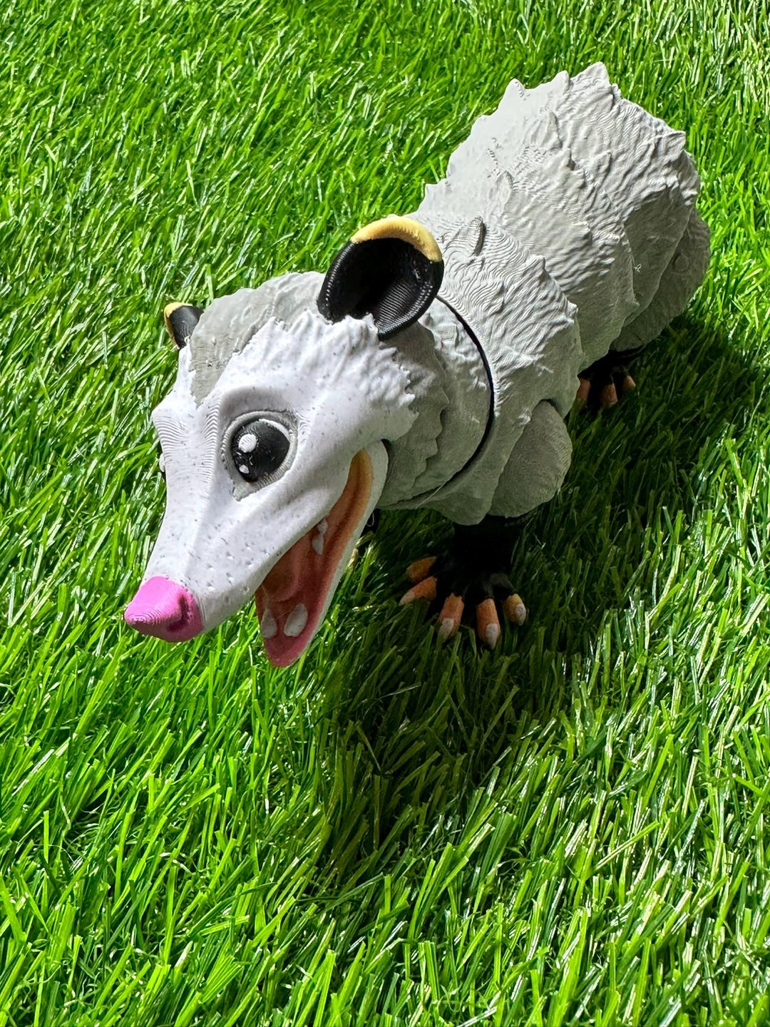 Poseable Articulating Possum - Etsy