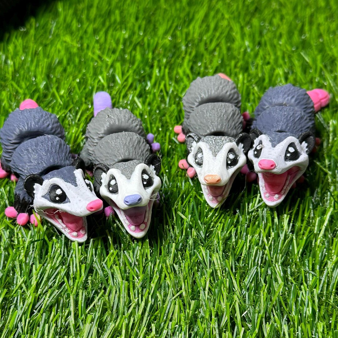 Articulating Possum Fidget Animal - Etsy