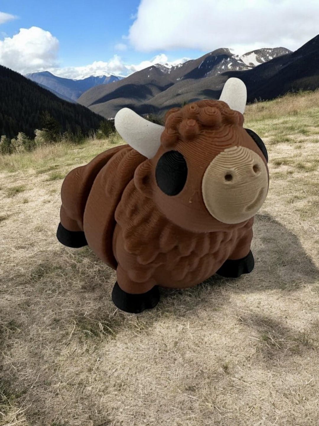 Bison Fidget Friend Animal - Etsy