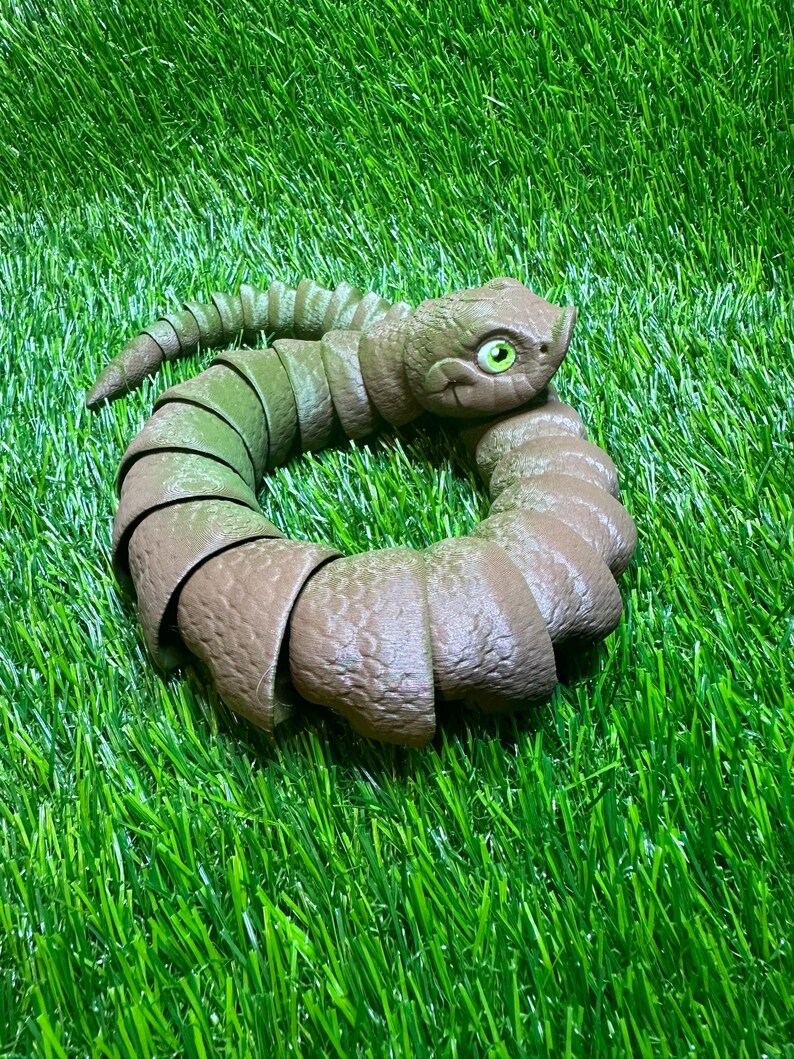 Articulating Hognose Snake Fidget Animal - Etsy