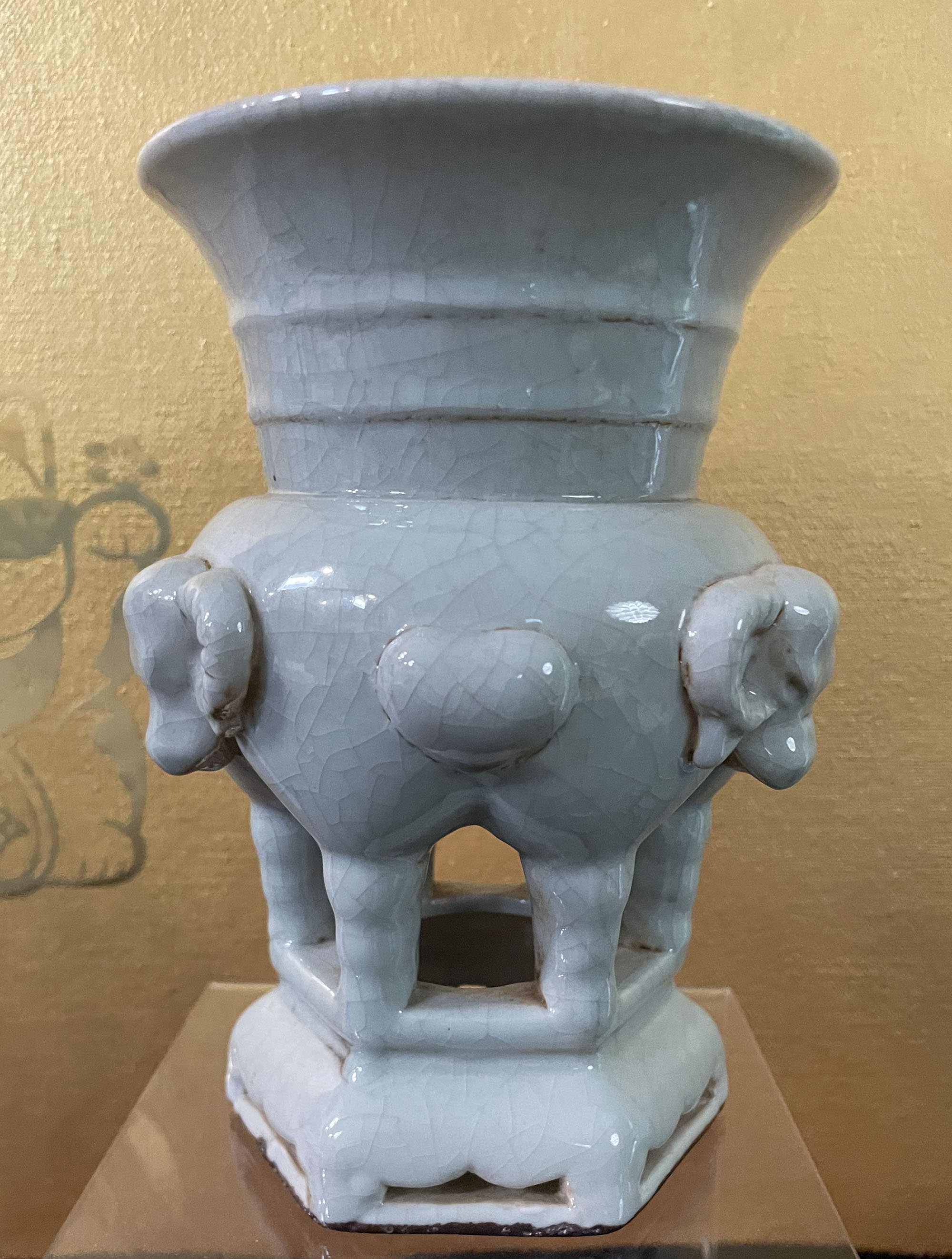 Vintage Chinese Celadon Three Sheep Zun Reproduction - Etsy