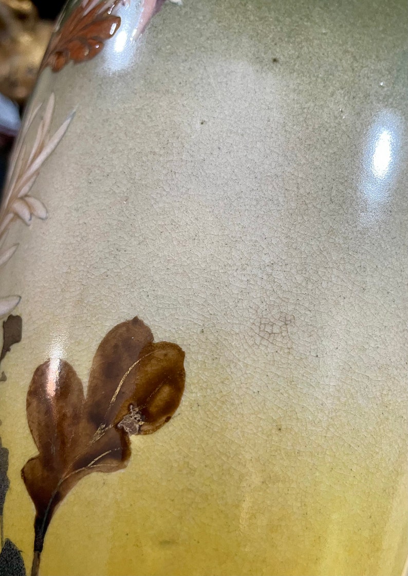 Antique Japanese Kyoto Satsuma Chrysanthemum Vase - Etsy