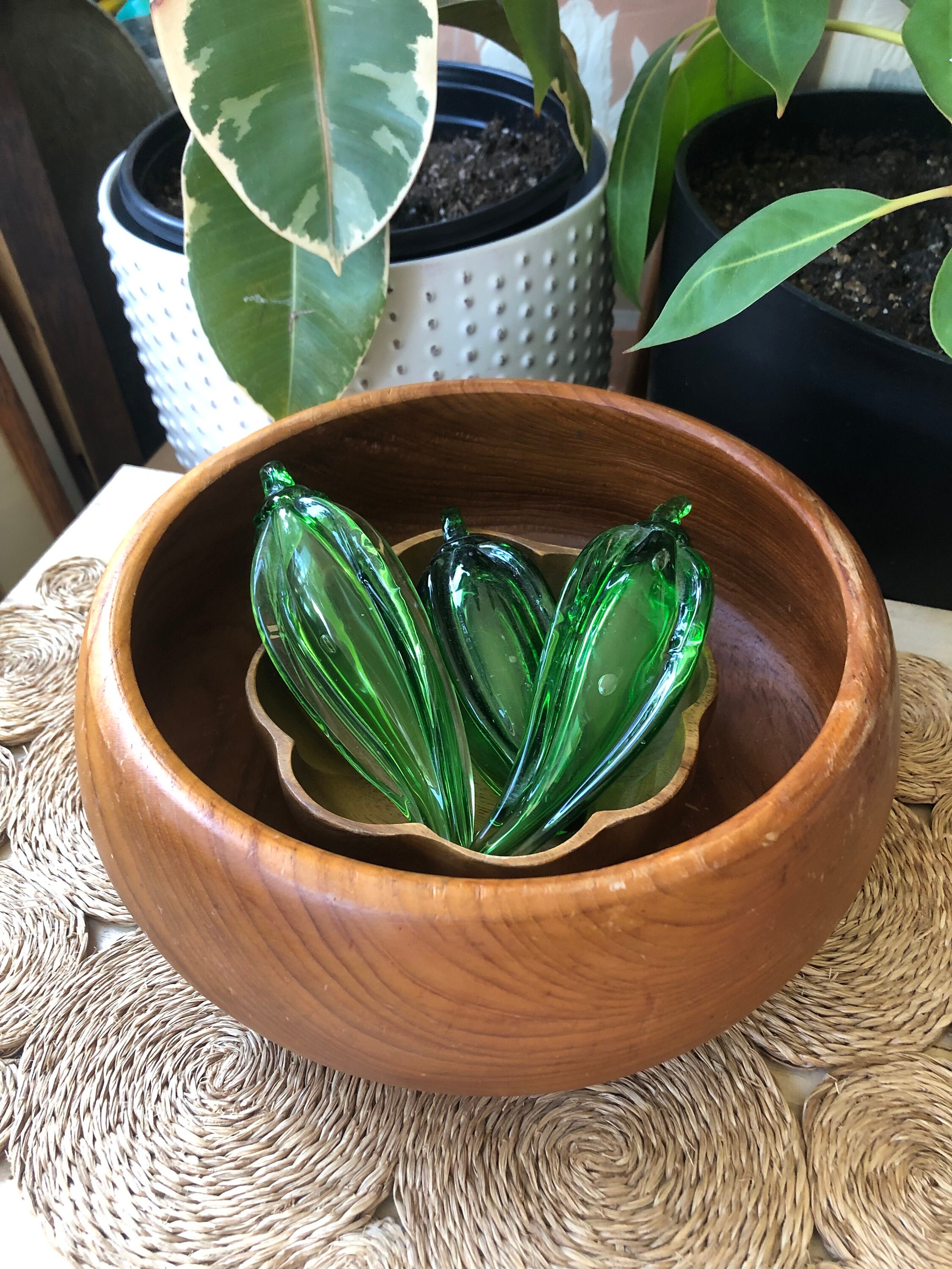 Wood Bowl ~ Genuine Teak Wood Made in Thailand for Gailystn-sutton ...