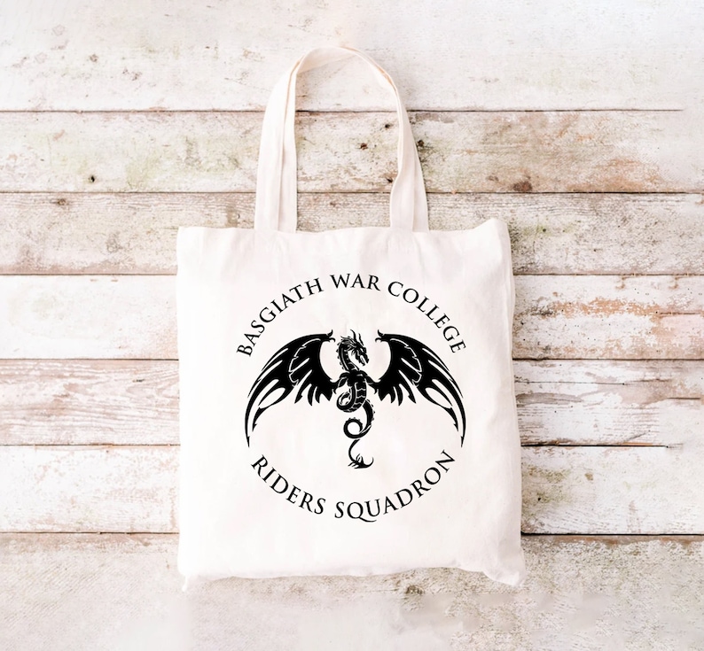 Basgiath War College Tote Bag Fourth Wing Canvas Tote - Etsy