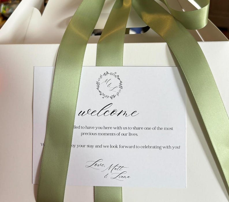 Wedding Welcome Box - Etsy