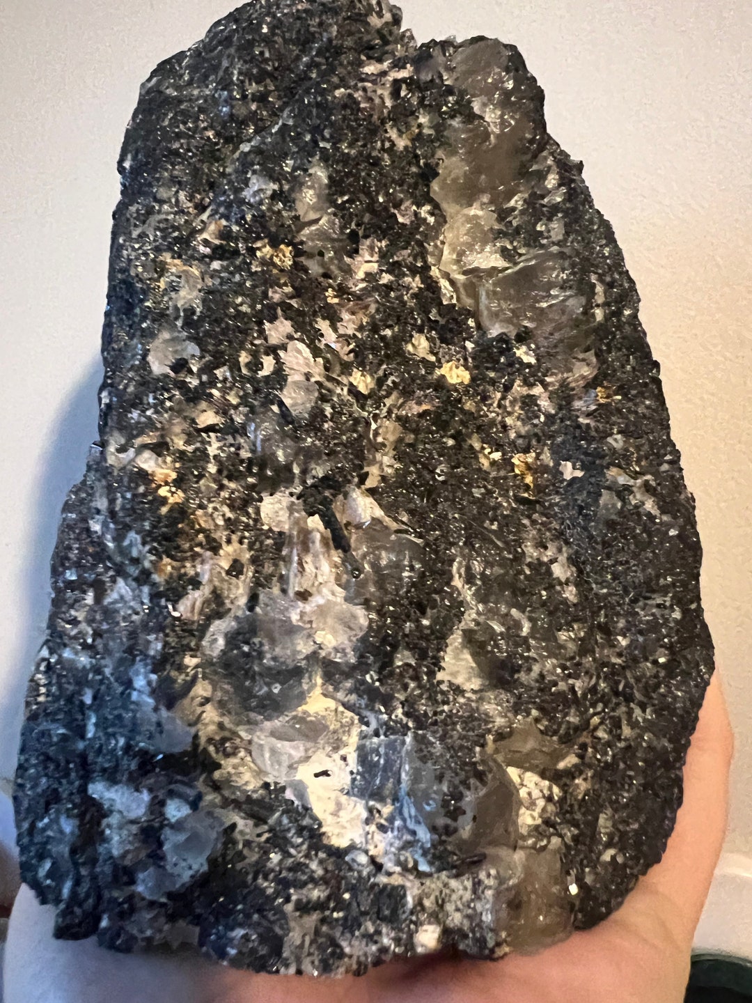 Raw Tourmaline With Mica and Quartz Inclusions - Etsy