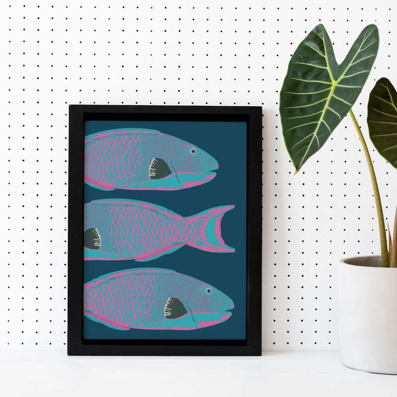 Parrot Fish - Etsy