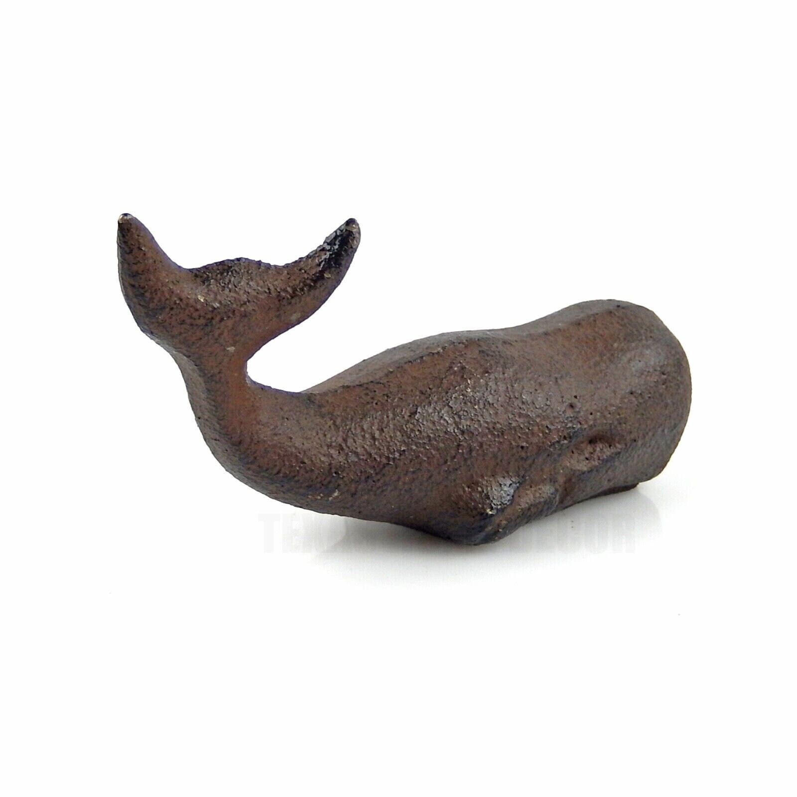 Small Cast Iron Sperm Whale Figurine Paperweight Rustic - Etsy
