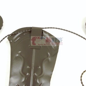 Welcome Sign Horseshoe Boot Stars Tin Metal Plaque Rustic - Etsy