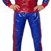 Shine in Style: the Ultimate PU Nylon Sport Jogging Suit Blue/red - Etsy