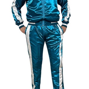 Satin Nylon Sport Jogging Suit Made of Shiny Nylon - Etsy