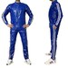 Shine in Style: the Ultimate PU Nylon Sport Jogging Suit Blue/red - Etsy