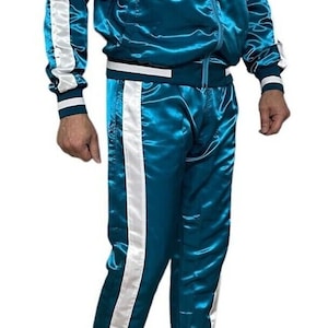 Satin Nylon Sport Jogging Suit Made of Shiny Nylon - Etsy