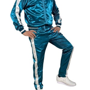 Satin Nylon Sport Jogging Suit Made of Shiny Nylon - Etsy