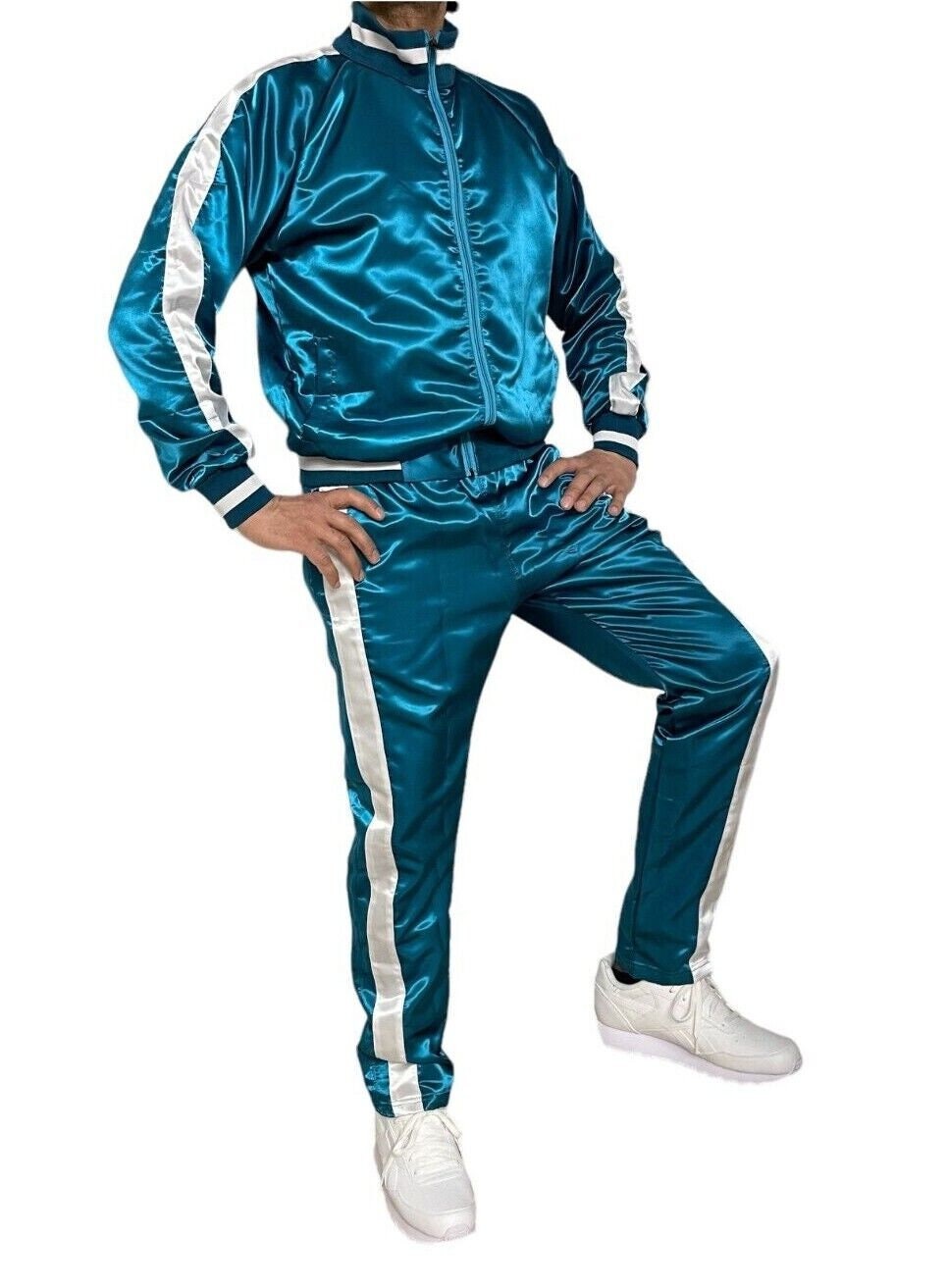 Satin Nylon Sport Jogging Suit Made of Shiny Nylon - Etsy