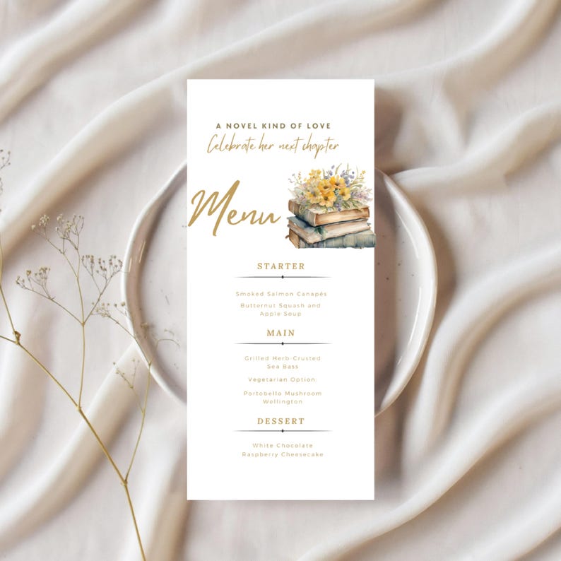 A New Chapter Begins,whatercolor Storybook Bridal Shower Bundle,elegant ...