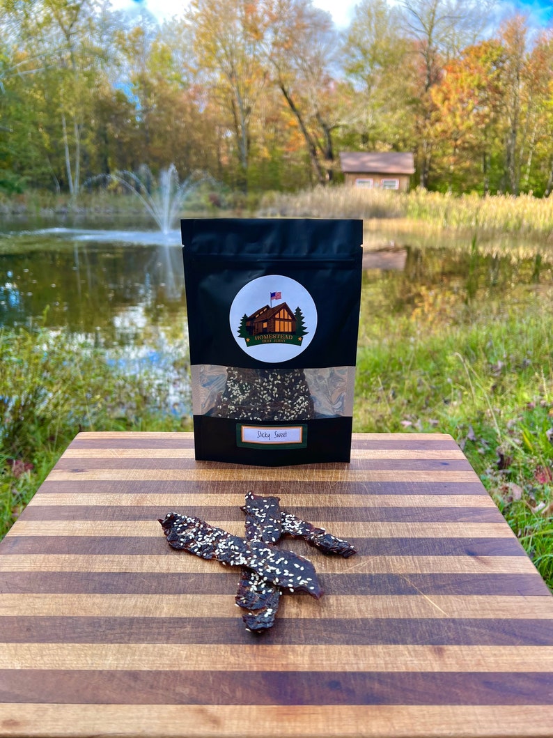 Homestead Beef Jerky - 3oz Bag - Etsy