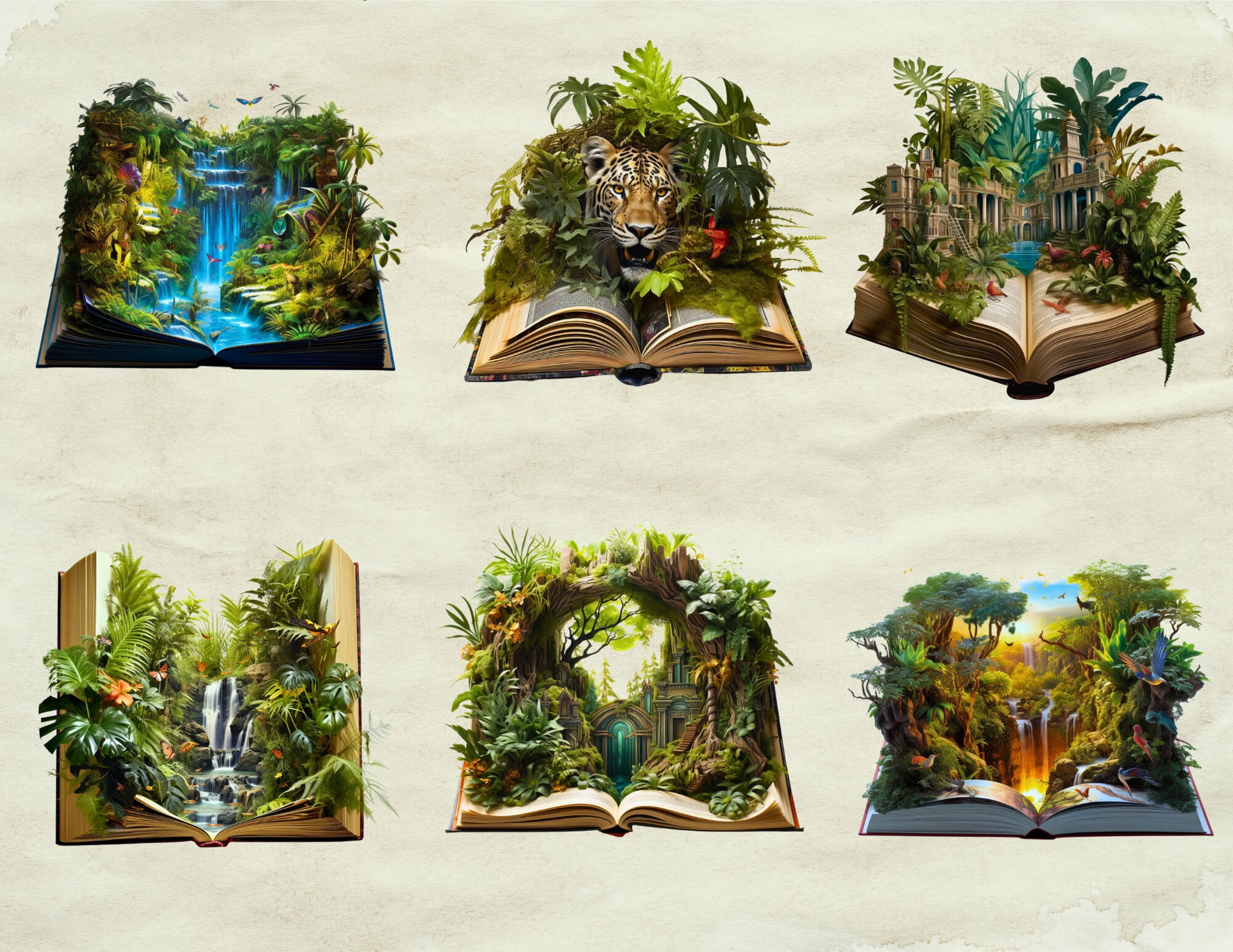 84 Safari Adventure Book Clipart, Jungle Explorer, Temples, Wild ...