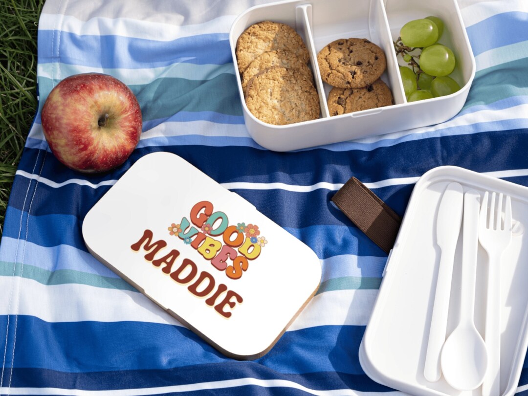 Personalized Bento Box | Vintage Bento Lunch Box | Kids School Snack ...