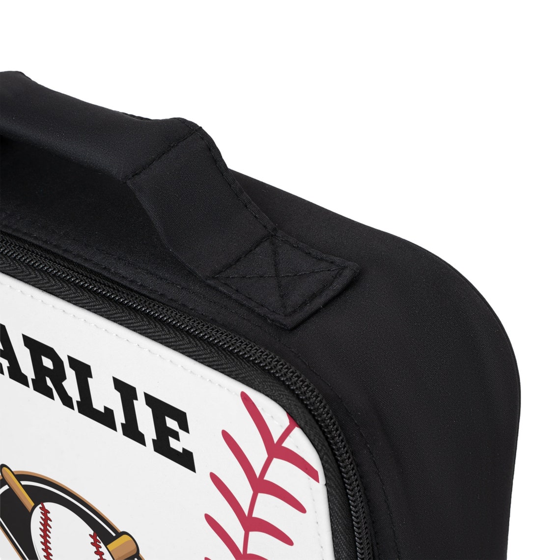 Childs Baseball Lunch Bag Personalized Kids Lunch Box Insulated School ...