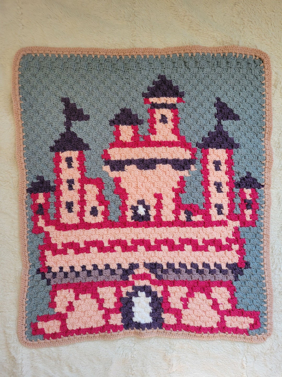 Castle Crochet Pattern - Etsy
