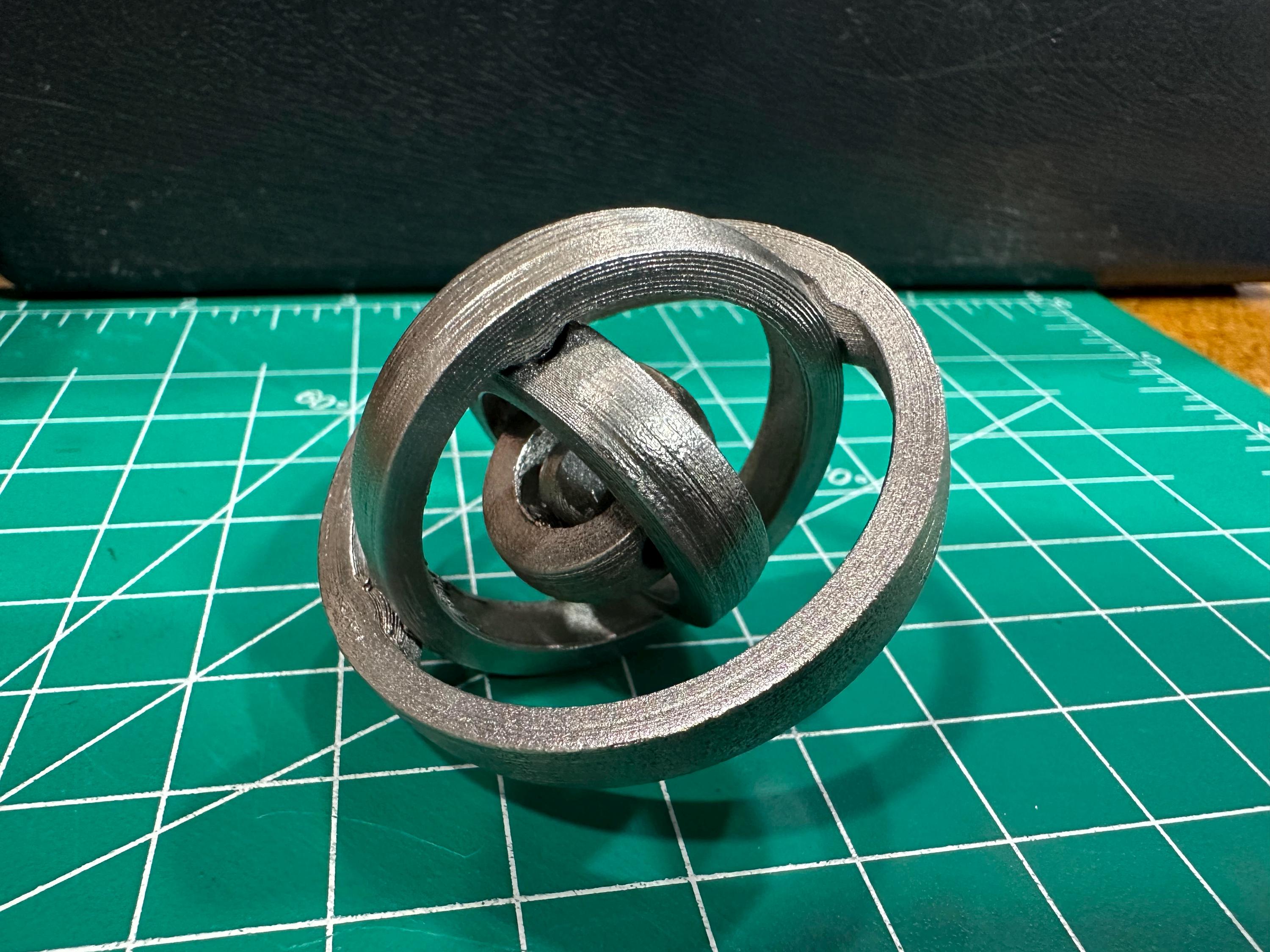 Circular Stainless Steel Gyro Fidget Toy - Etsy