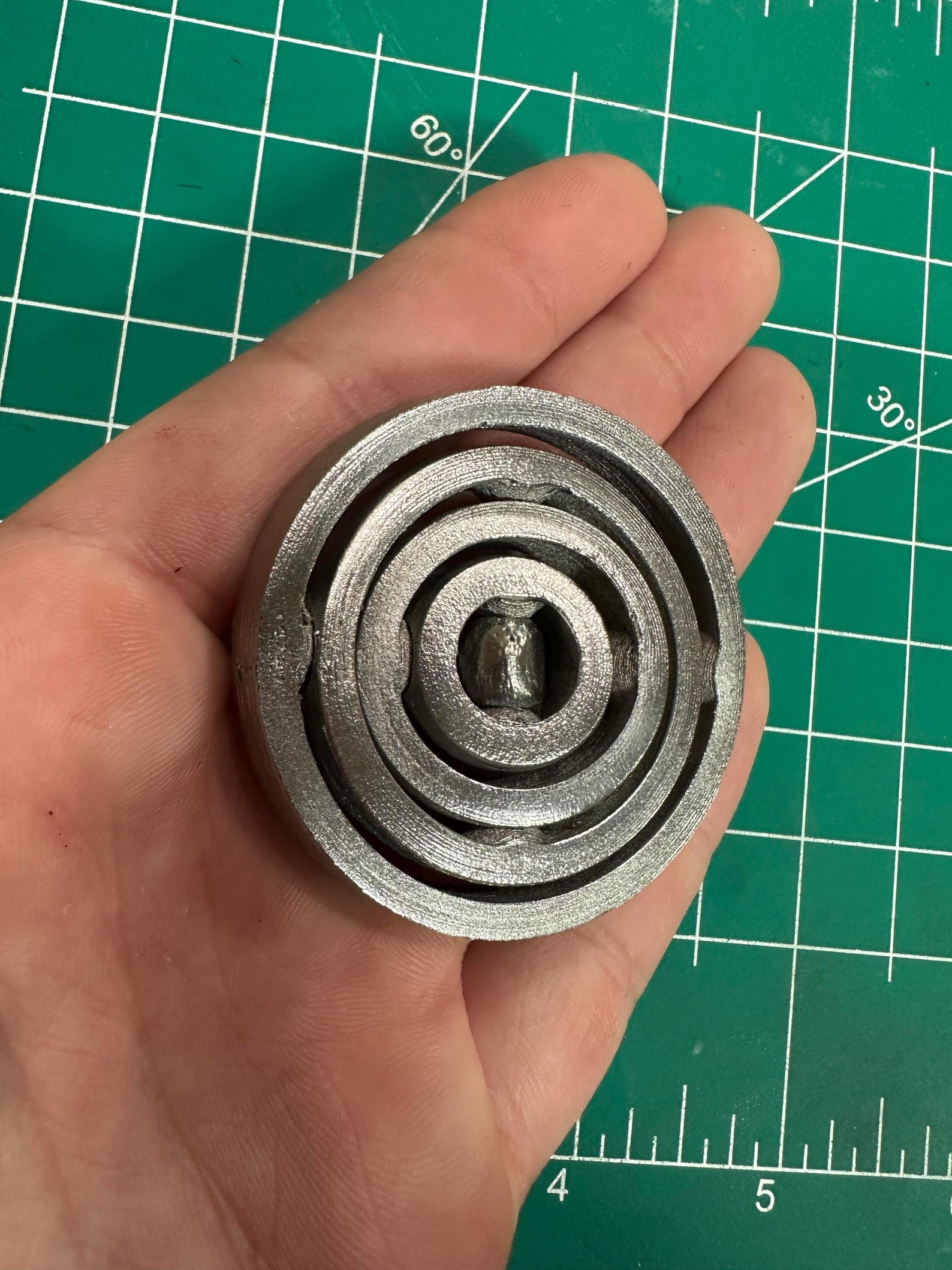 Circular Stainless Steel Gyro Fidget Toy - Etsy