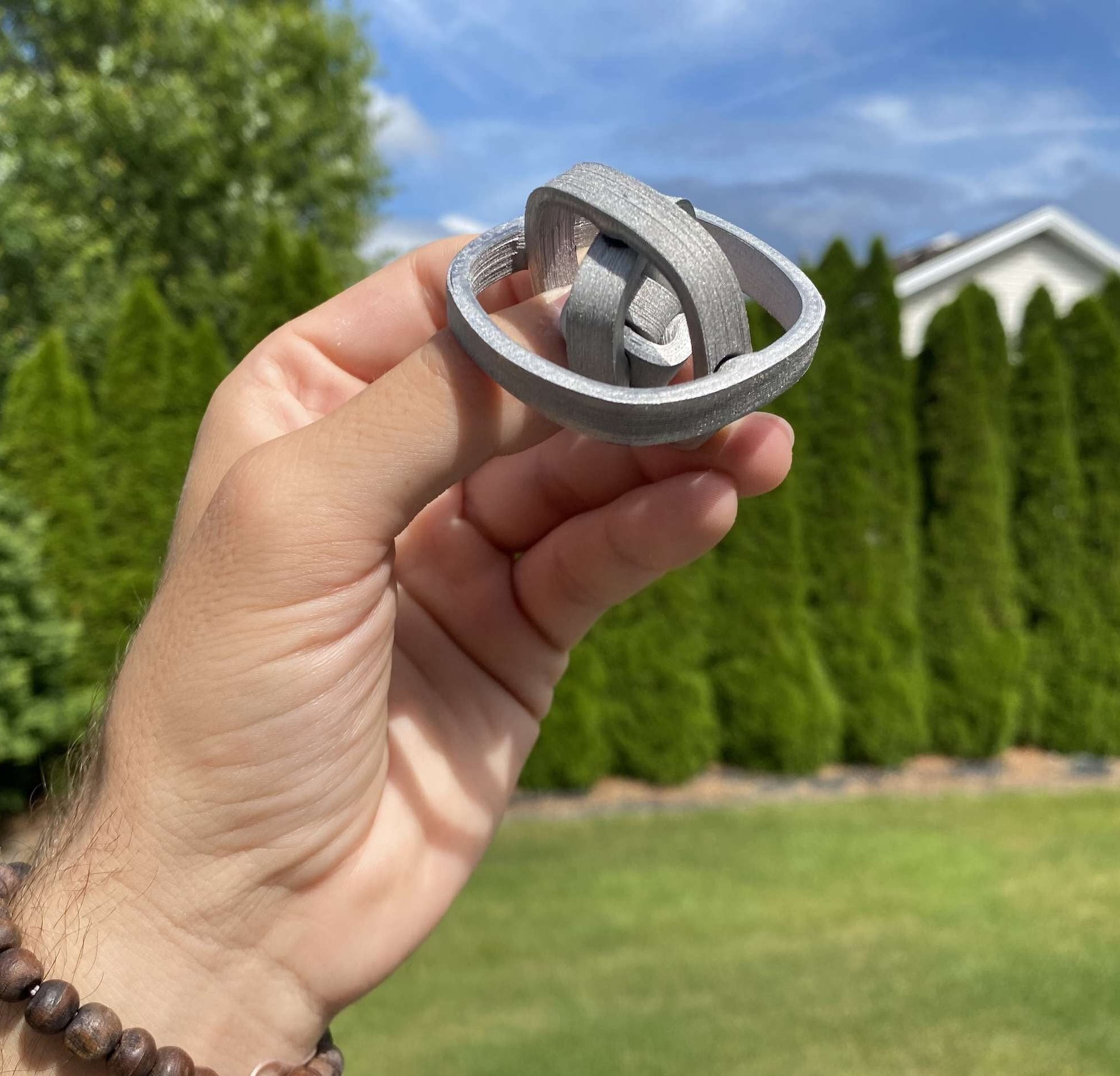 Square Stainless Steel Gyro Fidget Toy - Etsy
