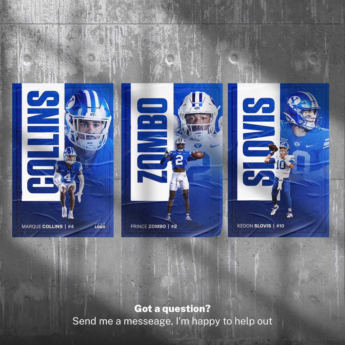 Senior Banners PSD Pack | 2 Editable Photoshop Templates | 24"x36 ...