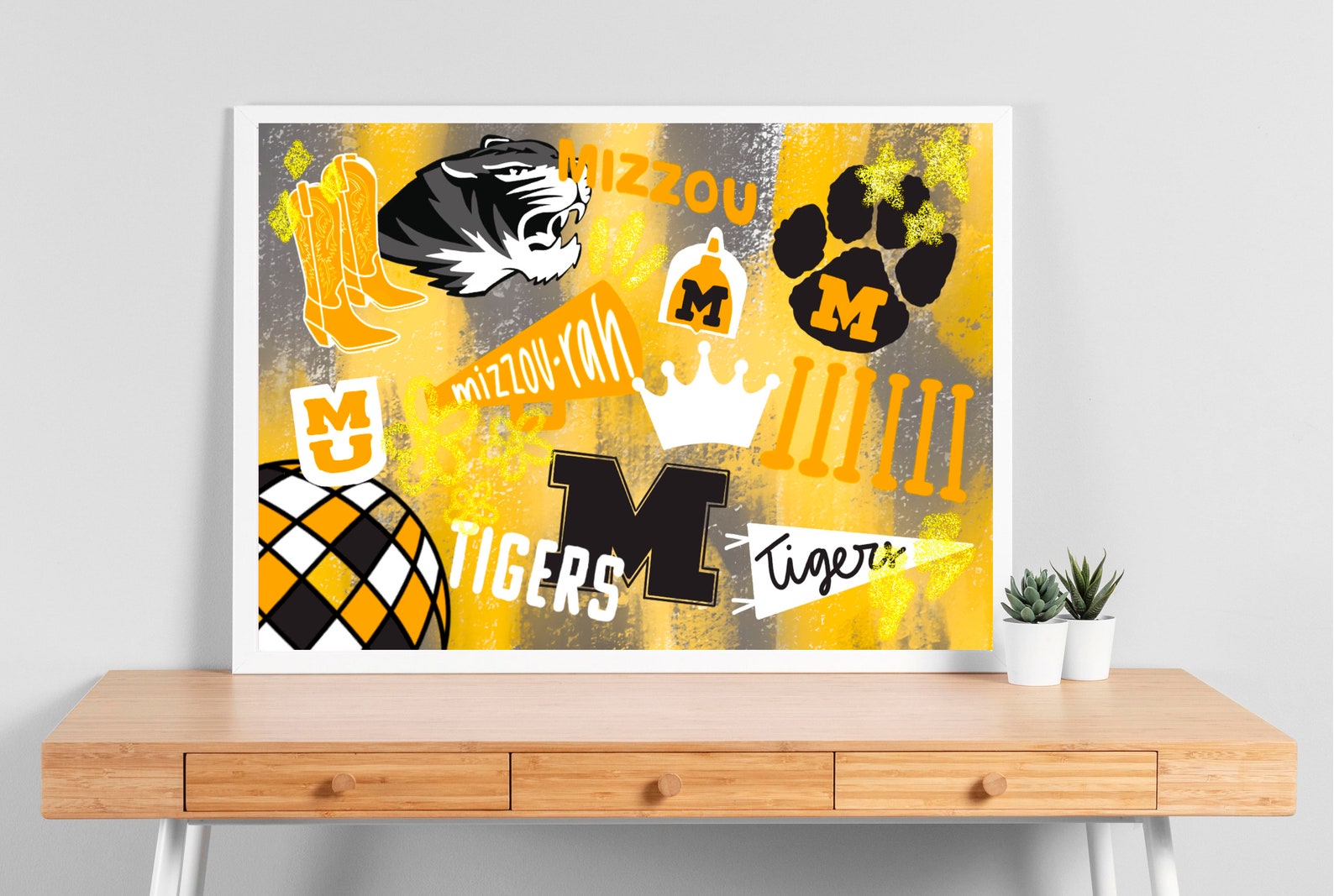 Mizzou Collage Wall Art and Décor Preppy, Colorful, Trendy Digital Download 300 DPI - Etsy
