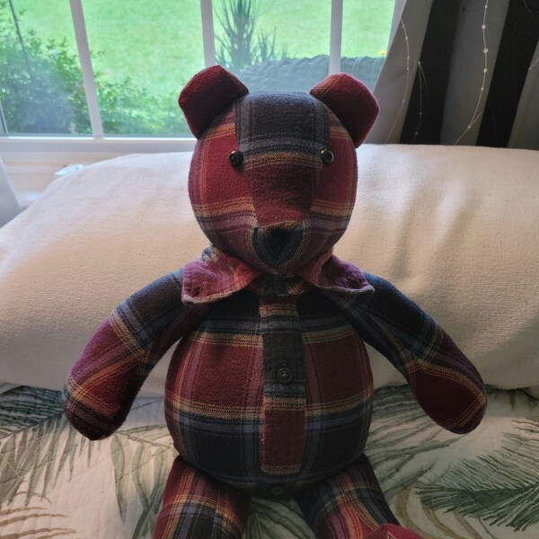 Memorial Bears Made From Clothes - Etsy