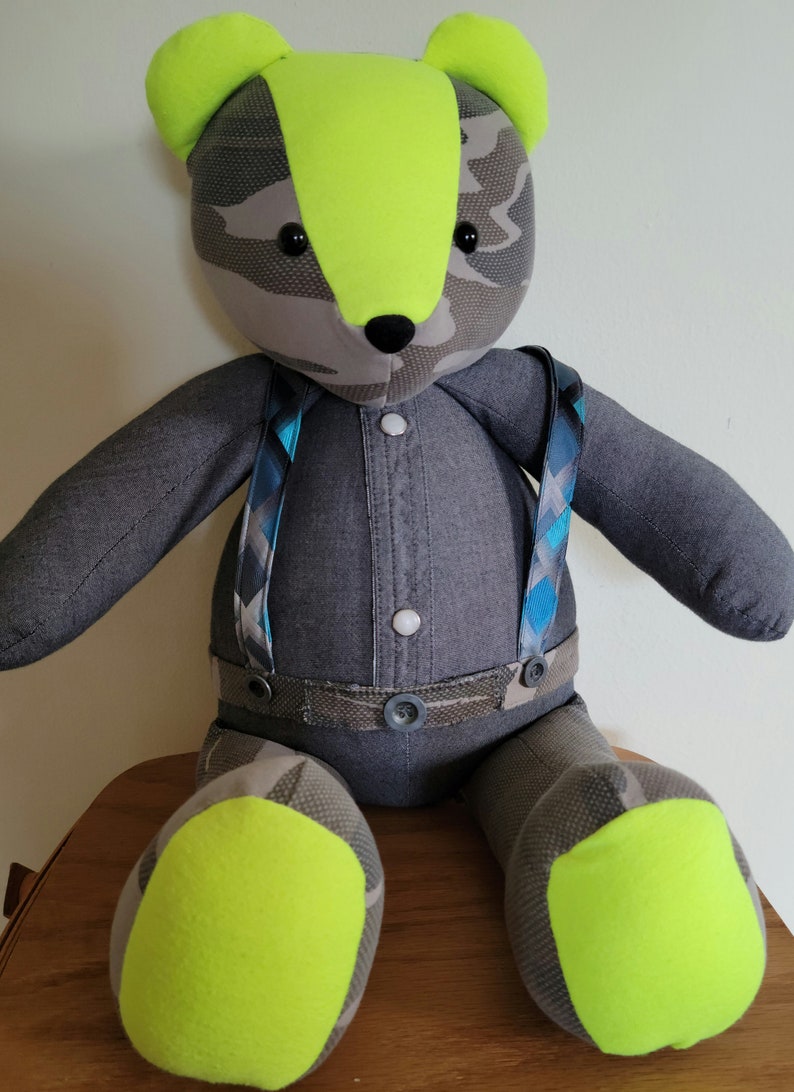 Memory Bears Made From Loved Ones Clothing - Etsy