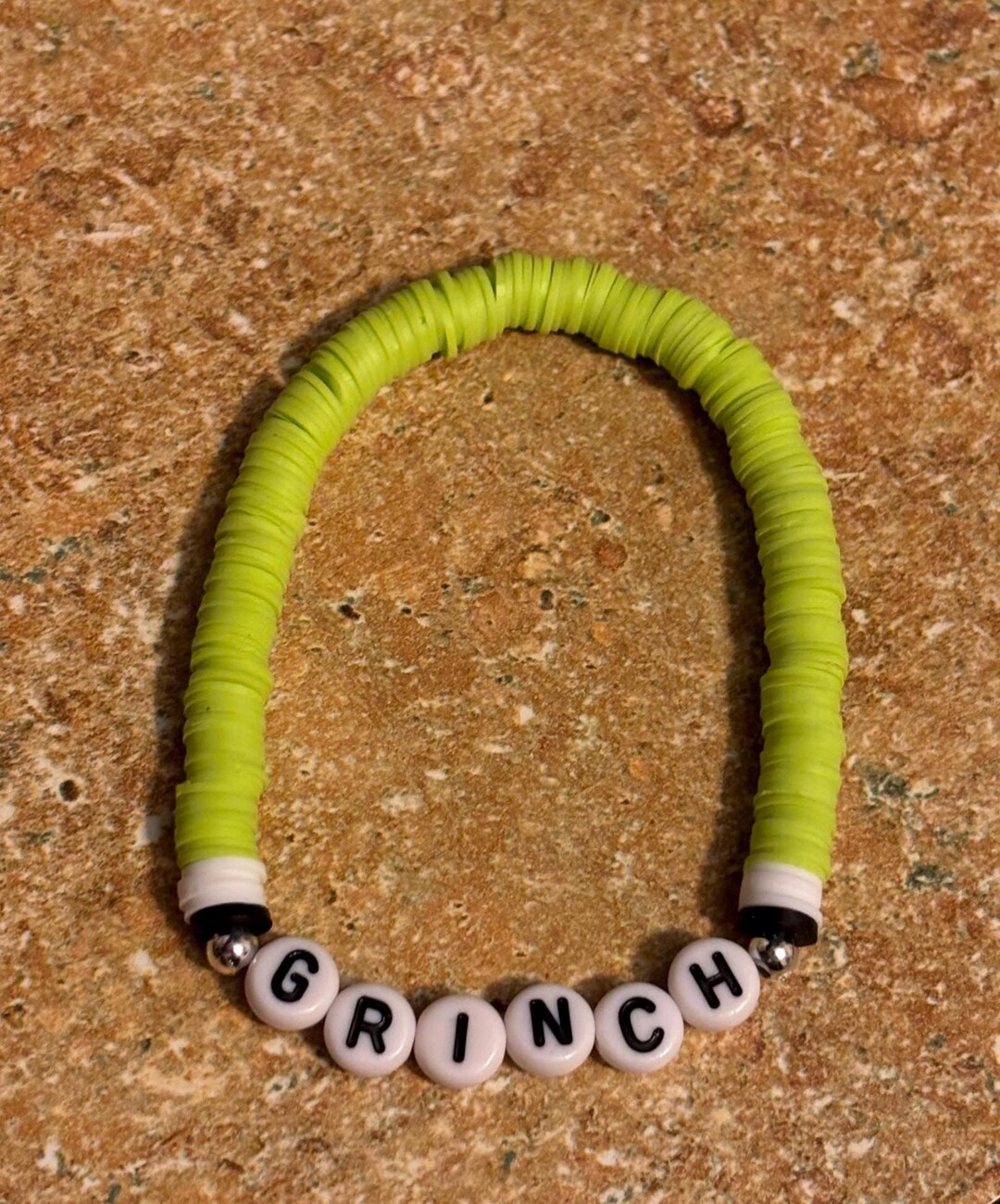 The Grinch Beaded Bracelet | Grinch | Grinchmas |christmas Bracelet - Etsy