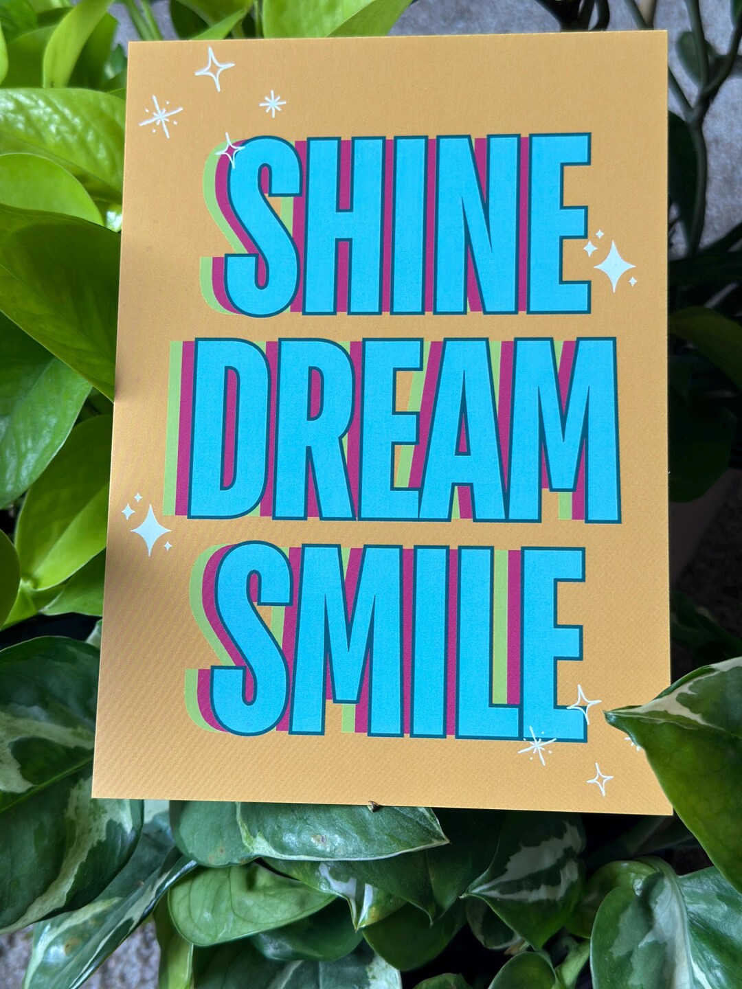 BTS Shine Dream Smile 5x7 Art Print - Etsy