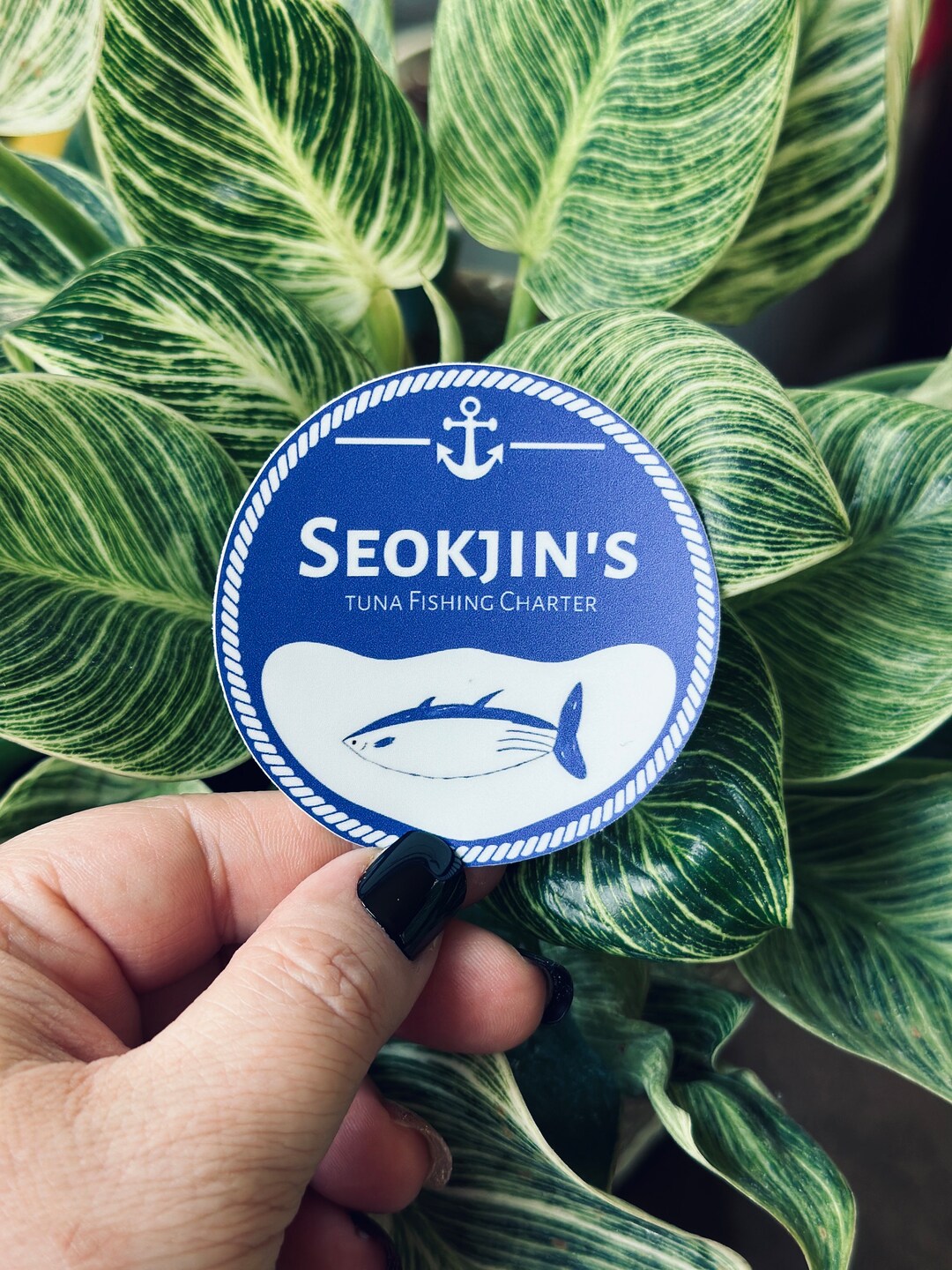 BTS Seokjin's Tuna Fishing Charter Sticker - Etsy