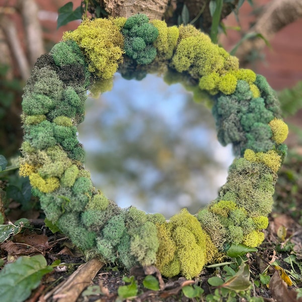 Moss Mirror - Etsy