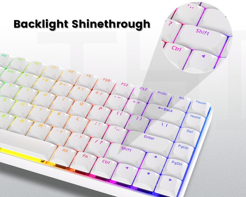 Low Profile Keycaps for Cherry MX & Gateron Switches, 118 Horizon PBT ...