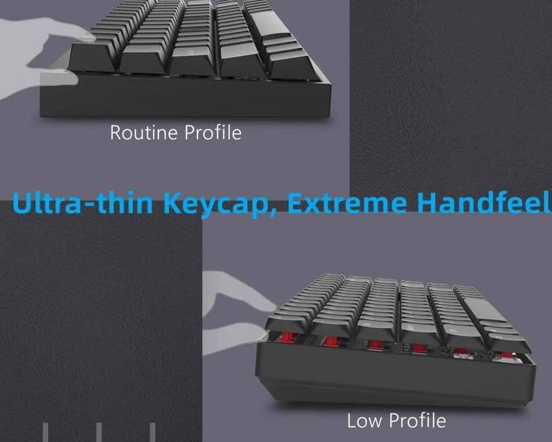 Low Profile PBT Keycaps Set – 118 Custom Shine-through Keycaps for ...