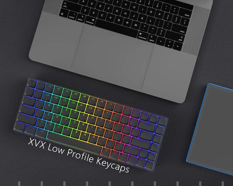 Low Profile PBT Keycaps Set – 118 Custom Shine-through Keycaps for ...