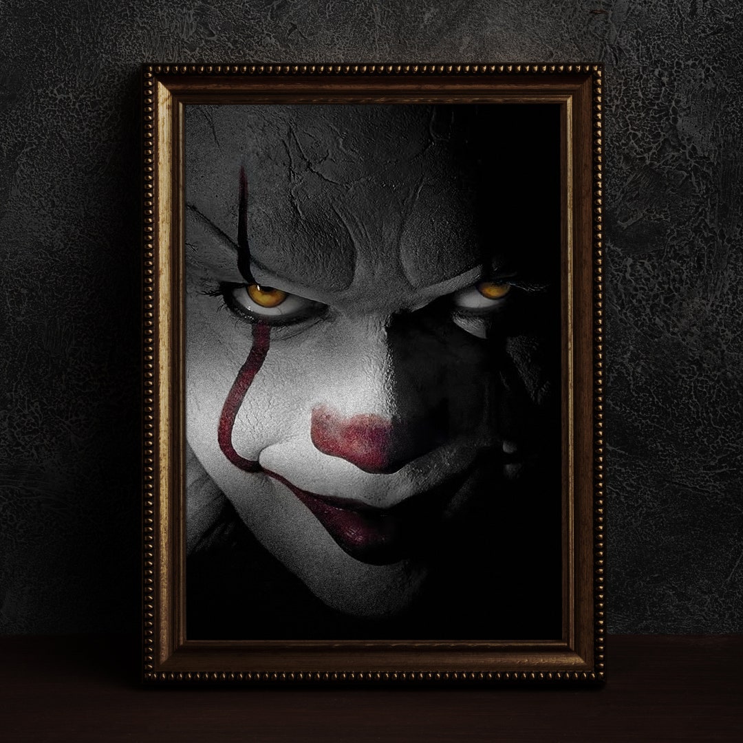 IT Clown Pennywise Print A Custom Remake of Stephen Kings - Etsy