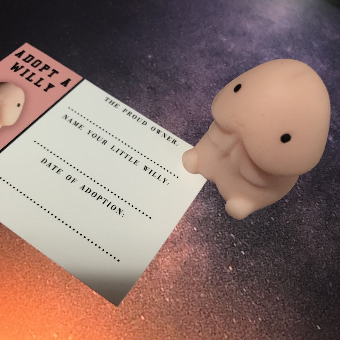 Adopt A Willy Stress Relief Toy Novelty Fun Gag Gifts Hen - Etsy Canada