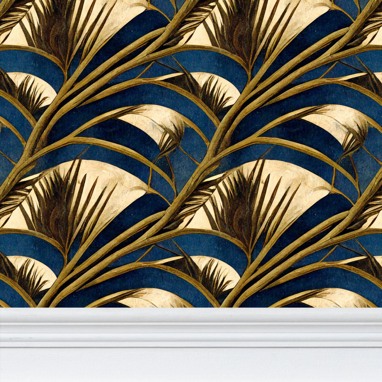 Grass Cloth Botanical Print, Moody Maximalist Wallpaper, Peel and Stick ...