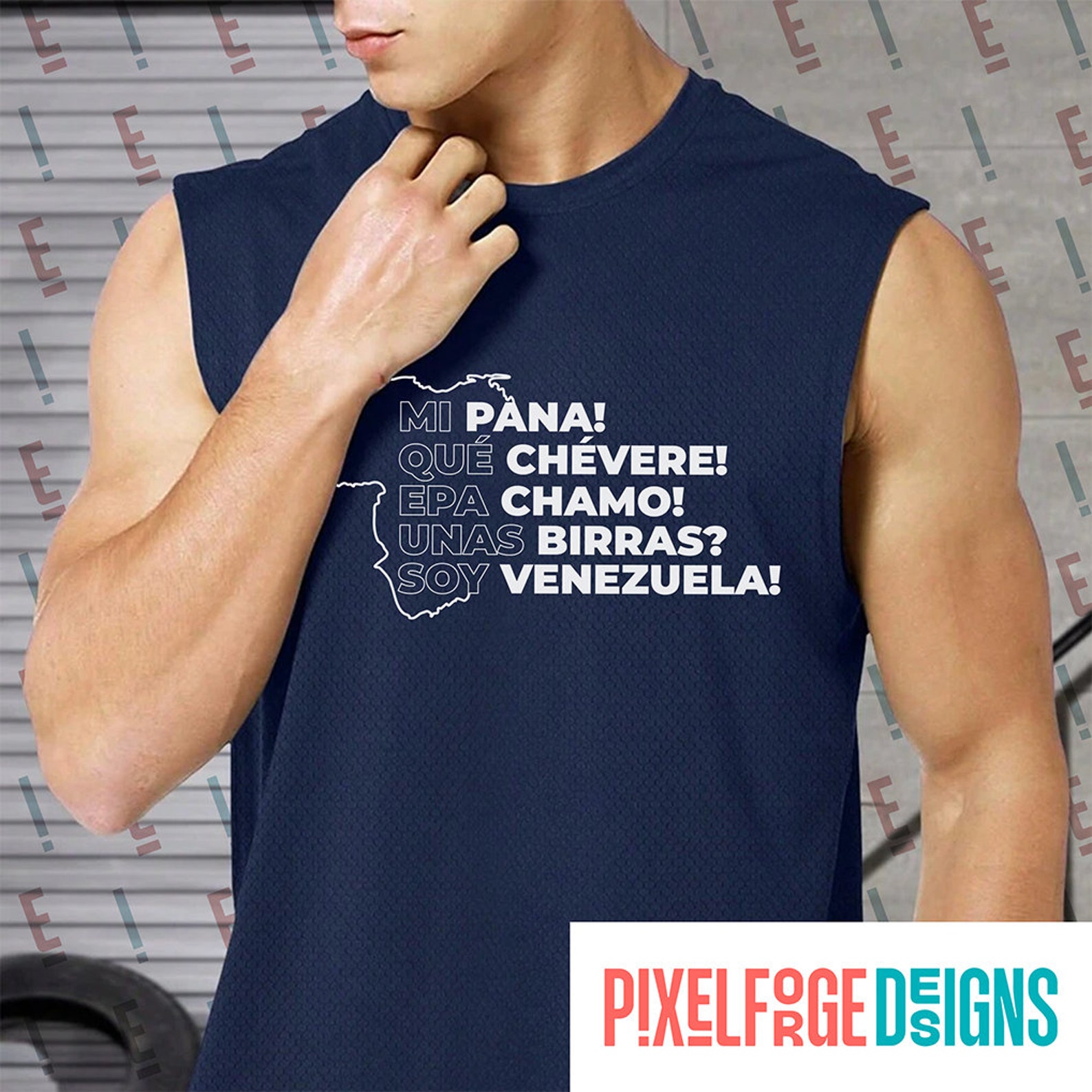 Venezuelan Map PNG With Popular Phrases Hispanic Heritage Month Design ...